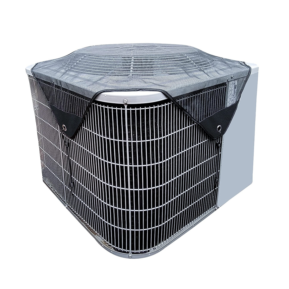 Air Conditioner Covers for Outside Units, Durable Leaf Guard Mesh Ac Cover for Outside Unit All Season Universal Condenser Heat Pump Cover for Outdoor Central AC Defender Set (36" x 36")
