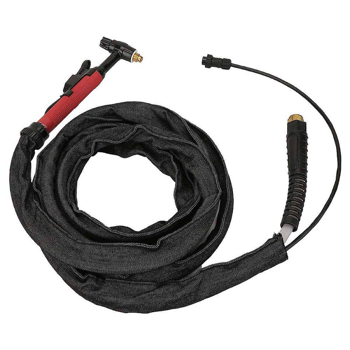 Tig Welding Torch, 4M Welder Torch Air Cooled Welder Gun with M16*1.5mm Connector, 2 Shield Cups 2 Electrodes