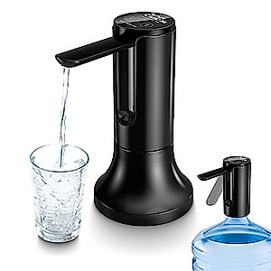 Souroyea Water Dispenser for 5 Gallon Bottle, Desktop 5 Gallon Water Dispenser with Detachable Base, Water Cooler Dispenser, Water Jug Dispenser, Portable Water Dispenser for Universal 1-5 Gallons