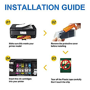FAcms Compatible Canon tr8520 Ink Cartridge Replacement for Canon 280 281 Ink cartridges,PGI-280XXL CLI-281XXL for PIXMA TR7520 TR8520 TS6120 TS6220 TS6320 TS8120 TS8220 TS9120 Printer (10 Pack)