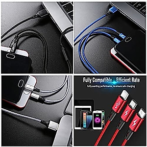 Pro USB 3in1 Multi Cable Compatible with Microsoft Surface Duo 2 Data Universal Extra Strength for Fast Quick Charging Speeds! (Rose)