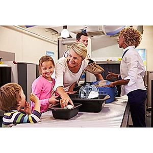 Trail maker Clear Backpack With Reinforced Straps & Front Accessory Pocket - Perfect for School, Security, & Sporting Events (Black) Medium