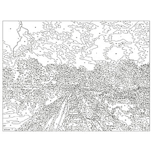 Ravensburger CreArt Magical Light Paint by Numbers Kit for Adults - Painting Arts and Crafts for Ages 14 and Up