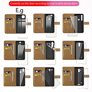 HGJTF Wallet Case for Motorola ThinkPhone with Screen Protector, 360° Anti-Drop Protection [Bracket and Credit Card Holder] Flip Leather Phone Case for Motorola ThinkPhone (6.6") - RosRed