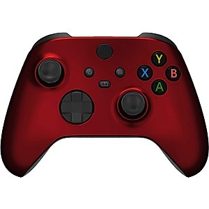 Xbox Wireless Custom Gaming Controller -Soft Shell Series X/S - for Microsoft Xbox (Red Series)