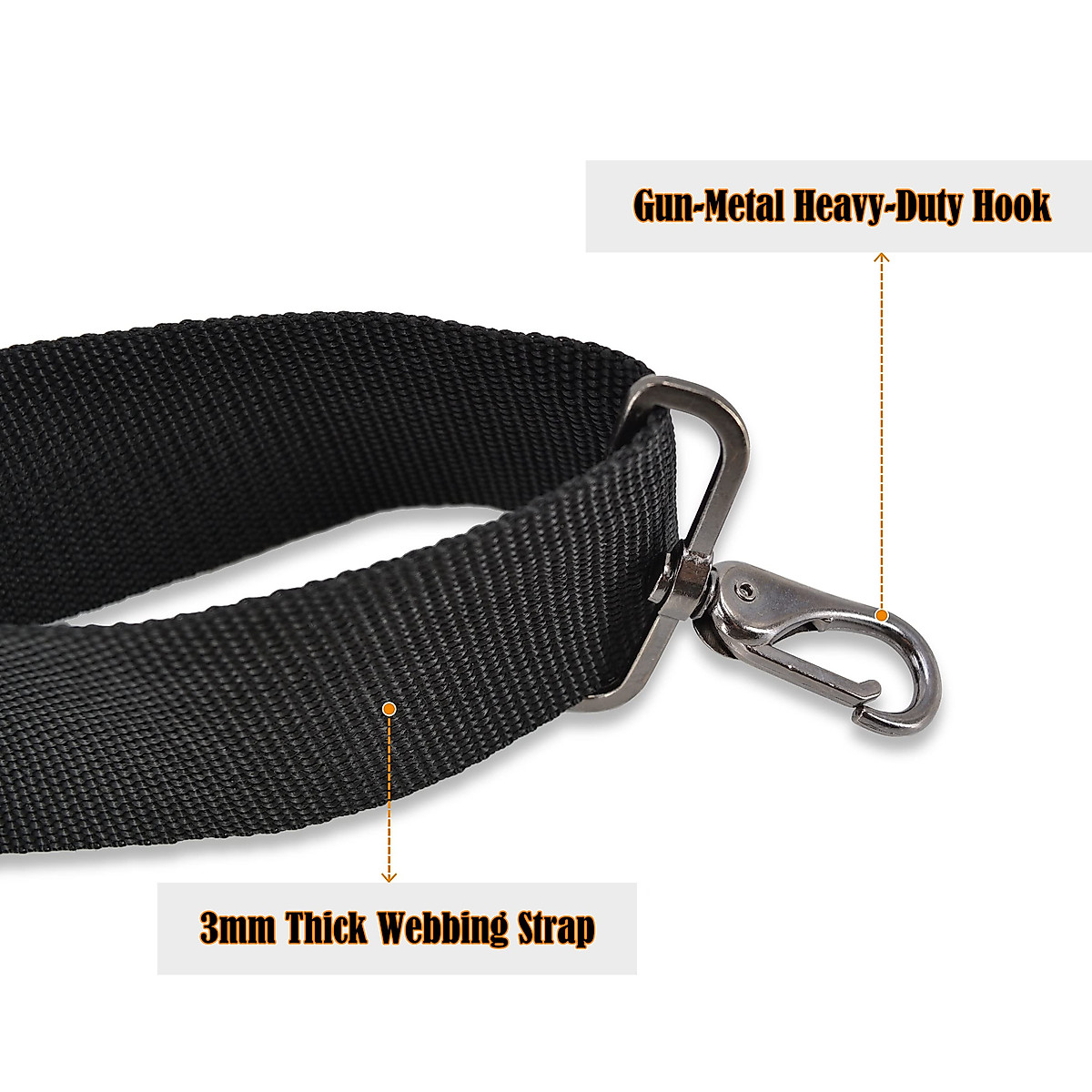 WELKINLAND 2Inch Men's Heavy Duty Suspenders w/Hooks For jeans