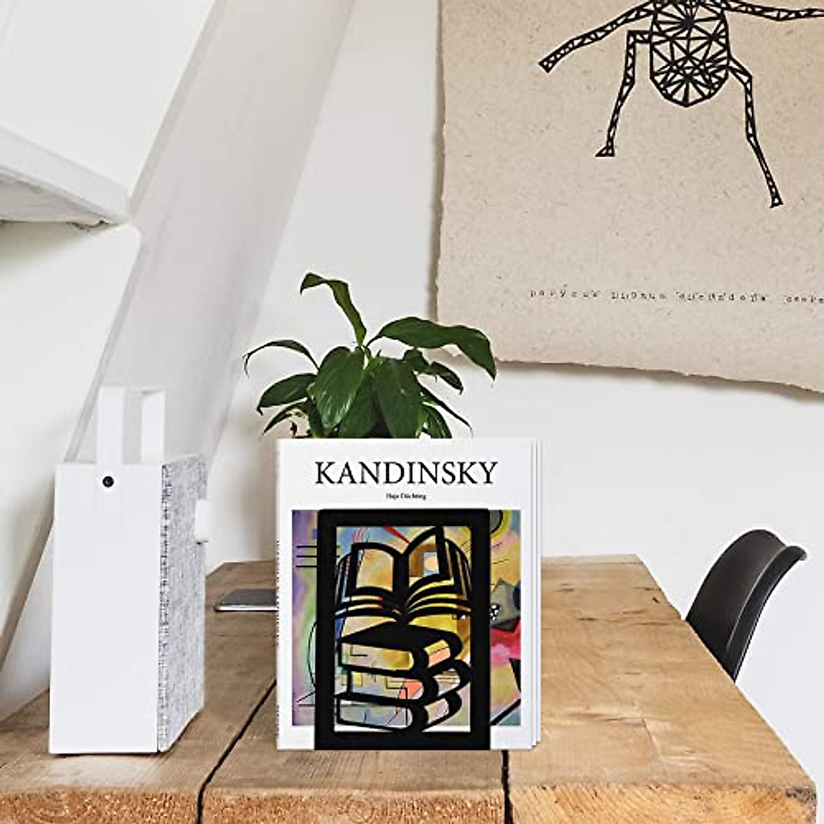 Metal Bookends-Bookend Decorative Heavy Book Ends for Shelves ,Black Book Supports Non-Skid Pineapple Bookshelf Holder for Office Home School Kitchen（Book）