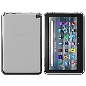 Case for Amazon Fire 7 Tablet (Only Compatible with 12th Generation, 2022 Release), Puxicu Slim Design Flexible Matte TPU Protective Cover for Fire 7, Transparent