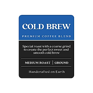 Copper Moon Ground Coffee, Medium Roast, Cold Brew Special Blend, 32 Oz