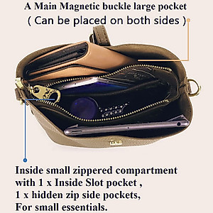 Montana West Mini Crossbody Bags for Women Vegan Leather Cute Bag Purses and Handbags (Tan) MWC-024TAN