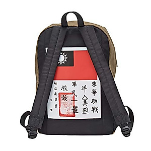 Classic Flying Tigers Canvas Backpack With Adjustable Shoulder Straps For All Ages One_Size
