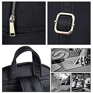 Mini Bat Purse Gothic: Leather Backpack Goth Backpack With Wings Mini Bookbags for Women Satchel Shoulder Daypack Black Fashion, Travel Halloween Goth Bag