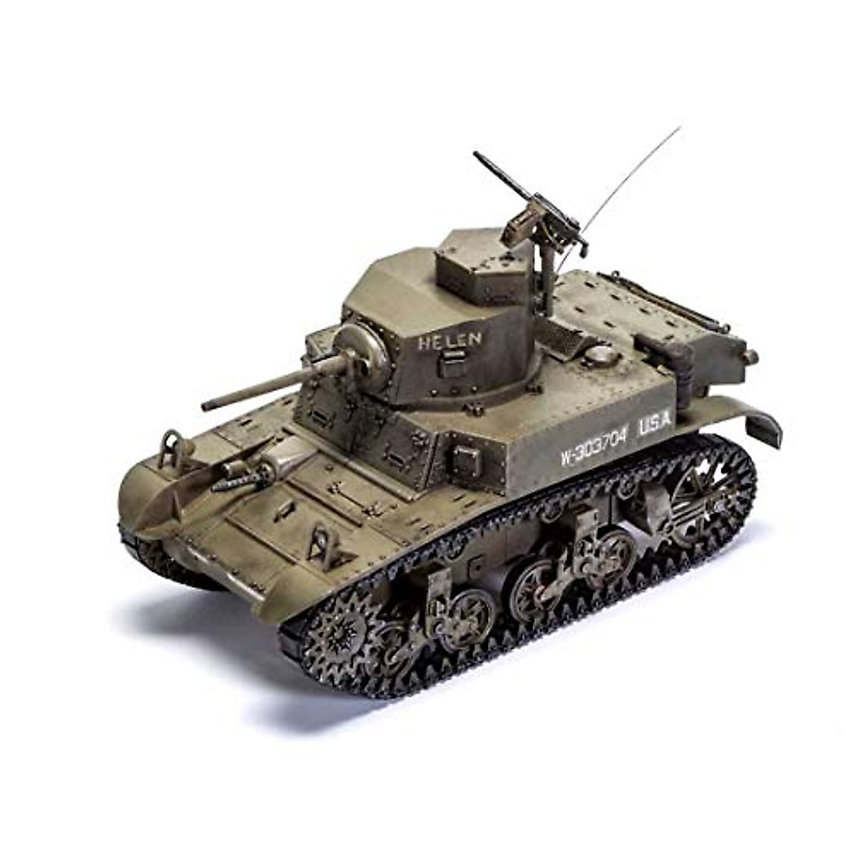 Airfix British M3 Stuart Honey 1:35 WWII Military Tank Armor Plastic Model Kit A1358