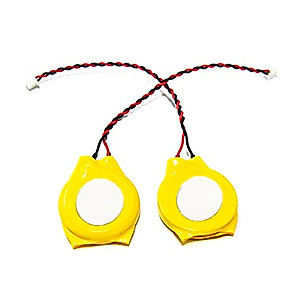 hejhncii 2 Pin Laptop Mainboard -Bios -Cmos Battery with Wire,Cr2032 2032 Battery Wire with Adhesive 230Mah