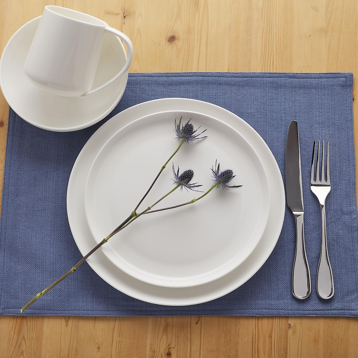 Everyday White by Fitz and Floyd Nevaeh Coupe 16 Piece Dinnerware Set, Service for 4