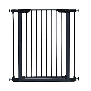 MidWest Homes for Pets 29' High Walk-thru Steel Pet Gate, 29' - 38' Wide in Textured Graphite