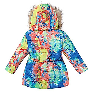 Girls Little Long Quilted Padded Light Puffer Coat Hooded Windproof Outwear Down Coat Overcoat Cotton Shiny Jackets
