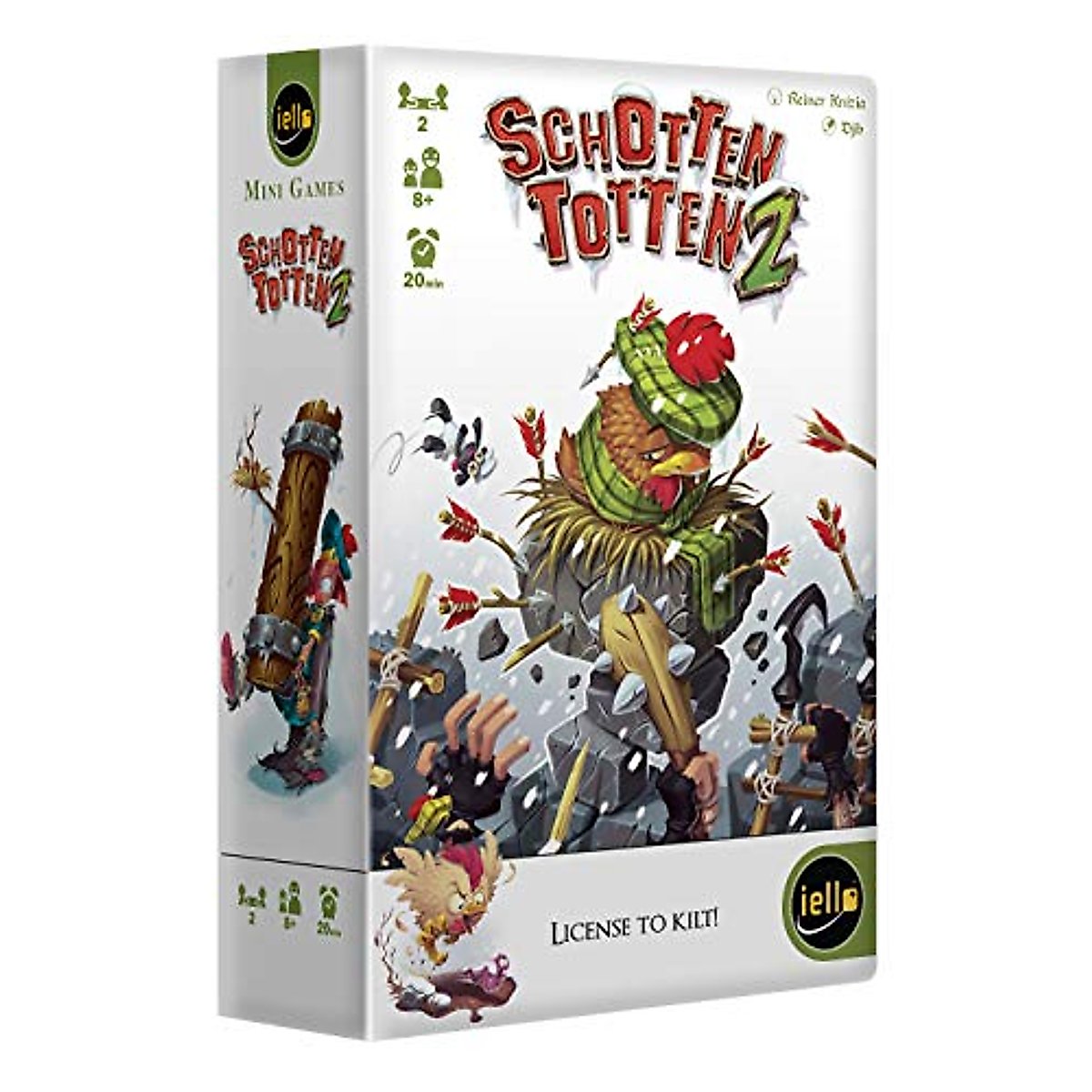 IELLO: Schotten Totten 2, Sequel, Strategy Card Game, Great for On The Go Gaming, 20 Minute Play Time, 2 Player, for Ages 8 and Up