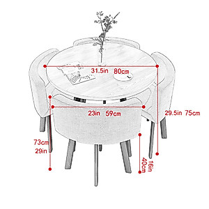PAKMEZ Reception Table and Chair Combination, Negotiation Table Sales Office Shops Meetings Small Round Tables, Business Conference Room Coffee Table, Suitable for Lounge (Color : Green)