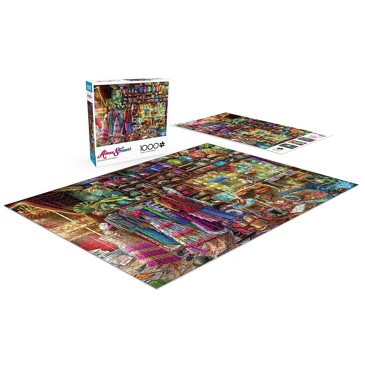 Buffalo Games - Aimee Stewart - Backstage at The Theater - 1000 Piece Jigsaw Puzzle