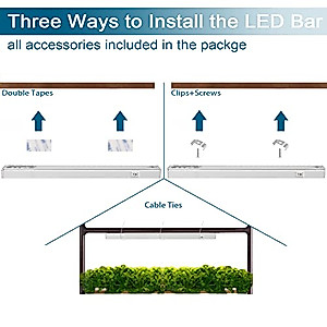 Barrina T5 Grow Lights, Full Spectrum, 2ft 80W (8 x 10W, 500W Equivalent), LED Grow Light Bulbs for Indoor Plants, Greenhouse, Plug and Play, 8-Pack