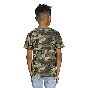 Levi's Boys' Big Classic Batwing T-Shirt, Cypress camo, XL