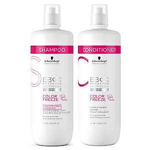 BC Bonacure Color Freeze Sulfate-Free Shampoo and Conditioner Set, 33.81-Ounce