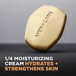 Dove Men+Care Soap Bar For Smooth, Hydrate & Nourishing the Skin - Defense Effectively Washes Away Bacteria, Cream, 3.75 Oz, 6 Count