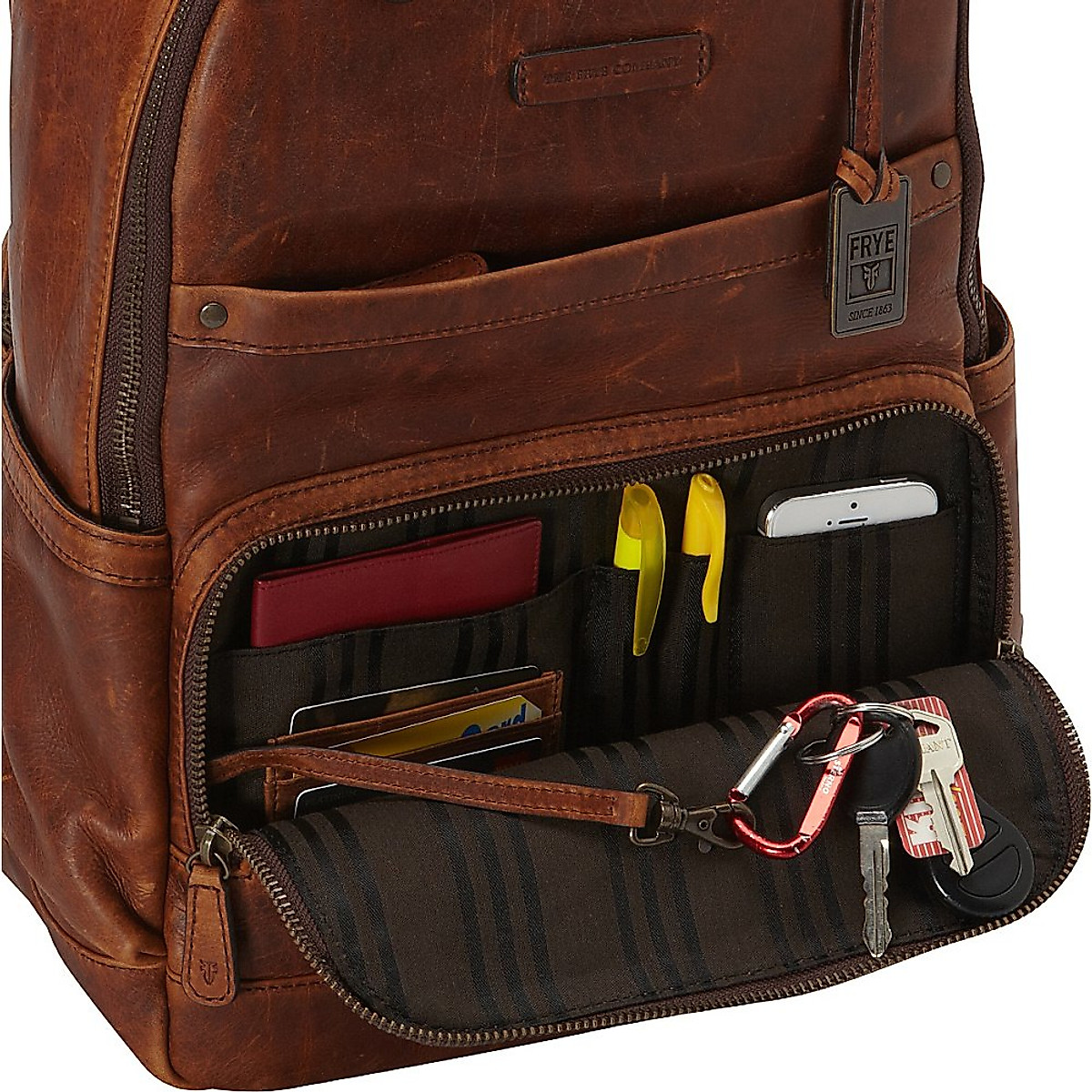 FRYE Men's Logan Backpack, Slate