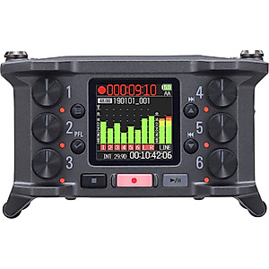 Zoom F6 6-Input / 14-Track Multitrack Field Recorder + Zoom BTA-1 Bluetooth Adapter + Zoom PCF-6 Protective Case + Photo4Less Black Cleaning Cloth – Top Value Accessory Recording Bundle