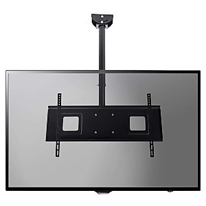 Displays2go Adjustable Ceiling TV Mount for 35 to 65 Inch Screens – Black (LTCEIL64)