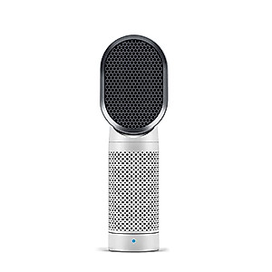 LASIEYO Small Air Purifier, True H13 HEPA Filter Cleans, Office Desktop Air Purifier with Ionizer Generator for Cleaning Smoke, Dust, Mold Pollen in Bedroom & Room,White
