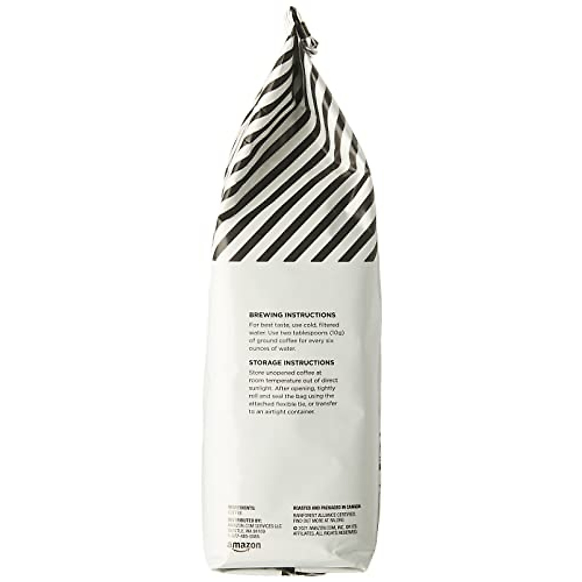 AmazonFresh Donut Cafe Ground Coffee, Medium Roast, 32 Ounce