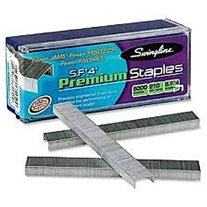 Swingline Staples, S.F. 4, Premium, 1/4" Length, 210/Strip, 5000/Box, Bundle of 2 Box = 10,000 Staples (35450)