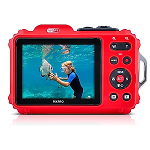 KODAK PIXPRO WPZ2 Rugged Waterproof Digital Camera 16MP 4X Optical Zoom 2.7" LCD Full HD Video, Red