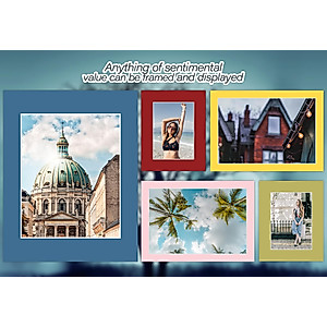 Mat Board Center, 10 Pack 16x20 Mixed Color Uncut Mat Boards/Backing Matt Boards for Crafts, Frames, Photos and More