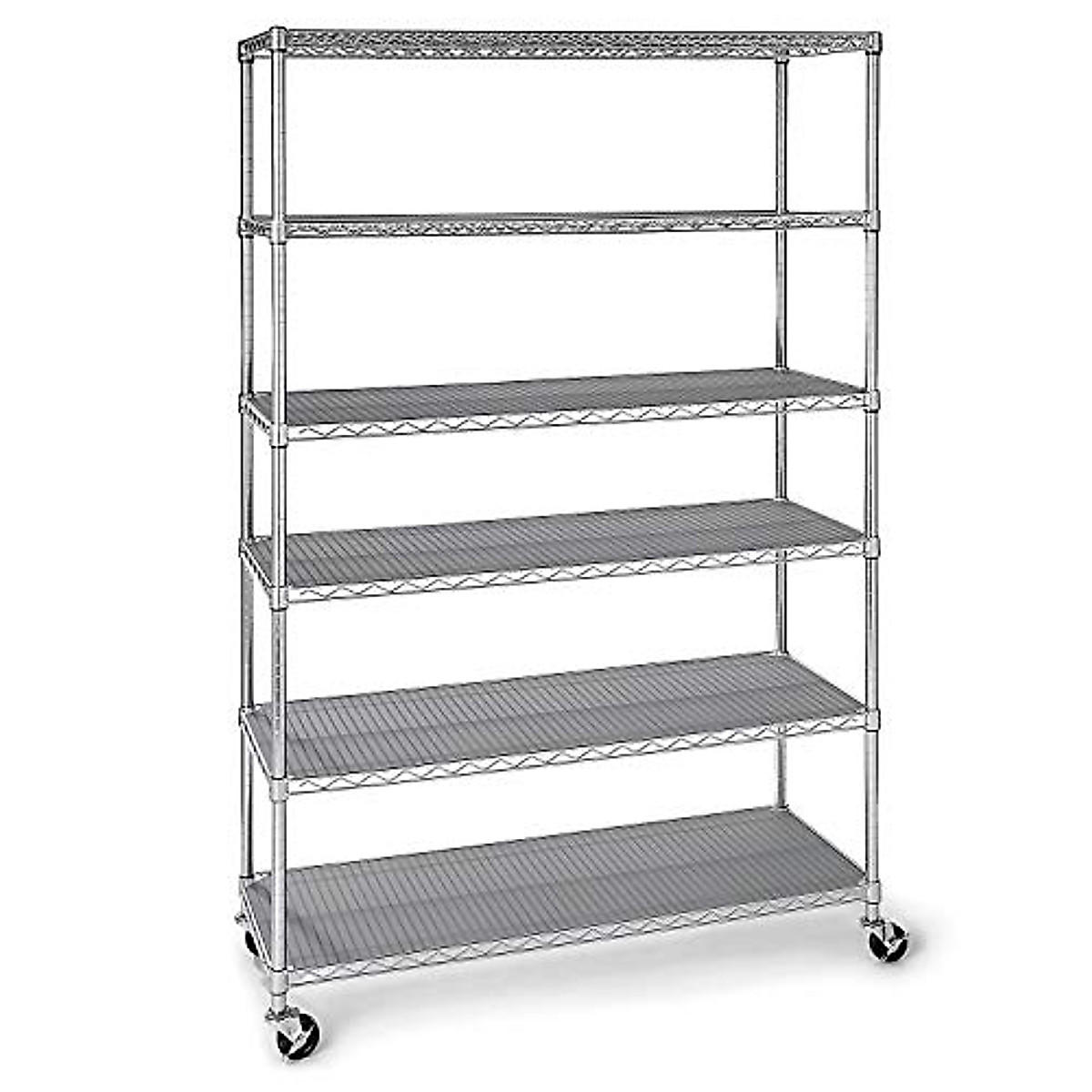 Member's Mark 6-Tier NSF Steel Wire Shelving, 47.5"x18"x 72"