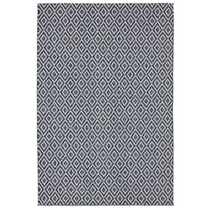 Home Dynamix Tripoli Lydia Modern Indoor/Outdoor Area Rug, Denim/Cream, 6'6"x9'6" Rectangle