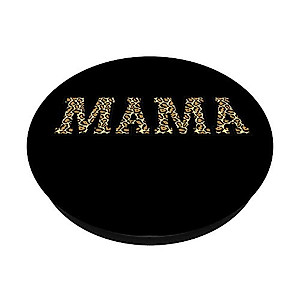 Mama Leopard PopSockets PopGrip: Swappable Grip for Phones & Tablets