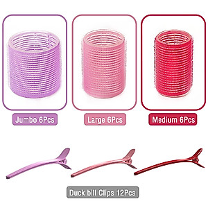 Hair Rollers for Long Hairs by Bmeliora. Purple