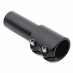 28.6mm Bike Stem Riser, Bike Fork Stem Extender, Aluminium Alloy Bicycle Handlebar Raiser Head Up Adapter for Mountain Bike, Road Bike, MTB, BMX