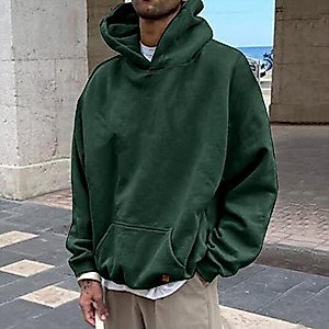 Oversized Usa Shirt Baggy Hoodies Mens Fleece Jacket Blank Hoodies Tunic Sweatshirts For Men Men Pullover Tops Grey Sweatshirt Grey Sweater Pink Hoodie Y2K Green XXL