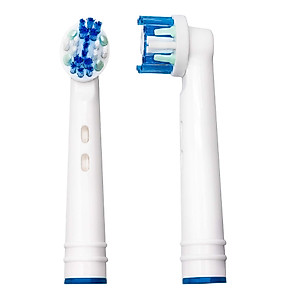 Flossing Action Replacement Brush Heads, Compatible with Braun Oral-B Electric Toothbrush - 4 Pack