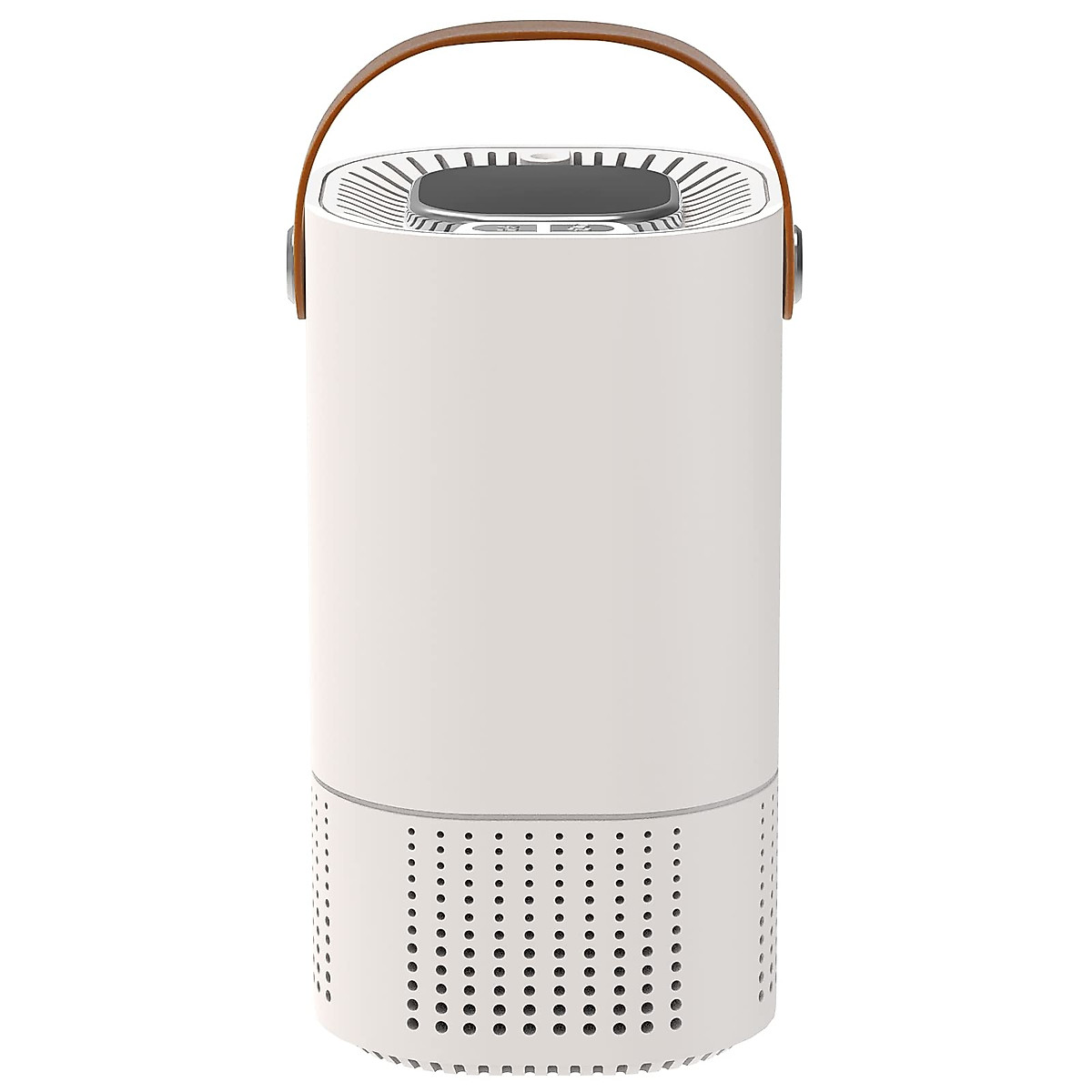 Mini Quiet Air Purifier - Portable and Cute Desk Air Purifier for Dorm, Office, Travel, Car, Classroom, Bedroom, White
