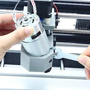 RATTMMOTOR CNC 1610 PRO 3 Axis GRBL Control DIY Mini CNC Router Machine Kit with Offline Controller and 14pcs ER11 Collets CNC Engraving Milling Machine for Cutting Wood Plastic Acrylic PVC PCB