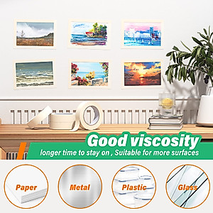 CREGEAR Masking Tape 1 Inch × 55 Yards per Roll, 10Pack General Purpose Masking Tape Bulk for Painting, Arts, Crafts, Label, Light Duty Packaging, Total 550 Yards/1650 Feet