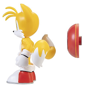 Sonic The Hedgehog 4-Inch Action Figure Modern Tails with Star Spring Collectible Toy