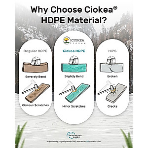 Ciokea Chaise Lounge Chair Outdoor with Wood Texture, Adjustable 5-Position Chaise Lounge Outdoor, Patio Lounge Chair for Poolside Backyard, Azure Blue