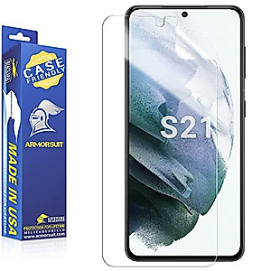 ArmorSuit (2 Pack) MilitaryShield Screen Protector Designed for Samsung Galaxy S21 (6.2-INCH) Case Friendly (2022 Release) Anti-Bubble HD Clear Film - Made in USA
