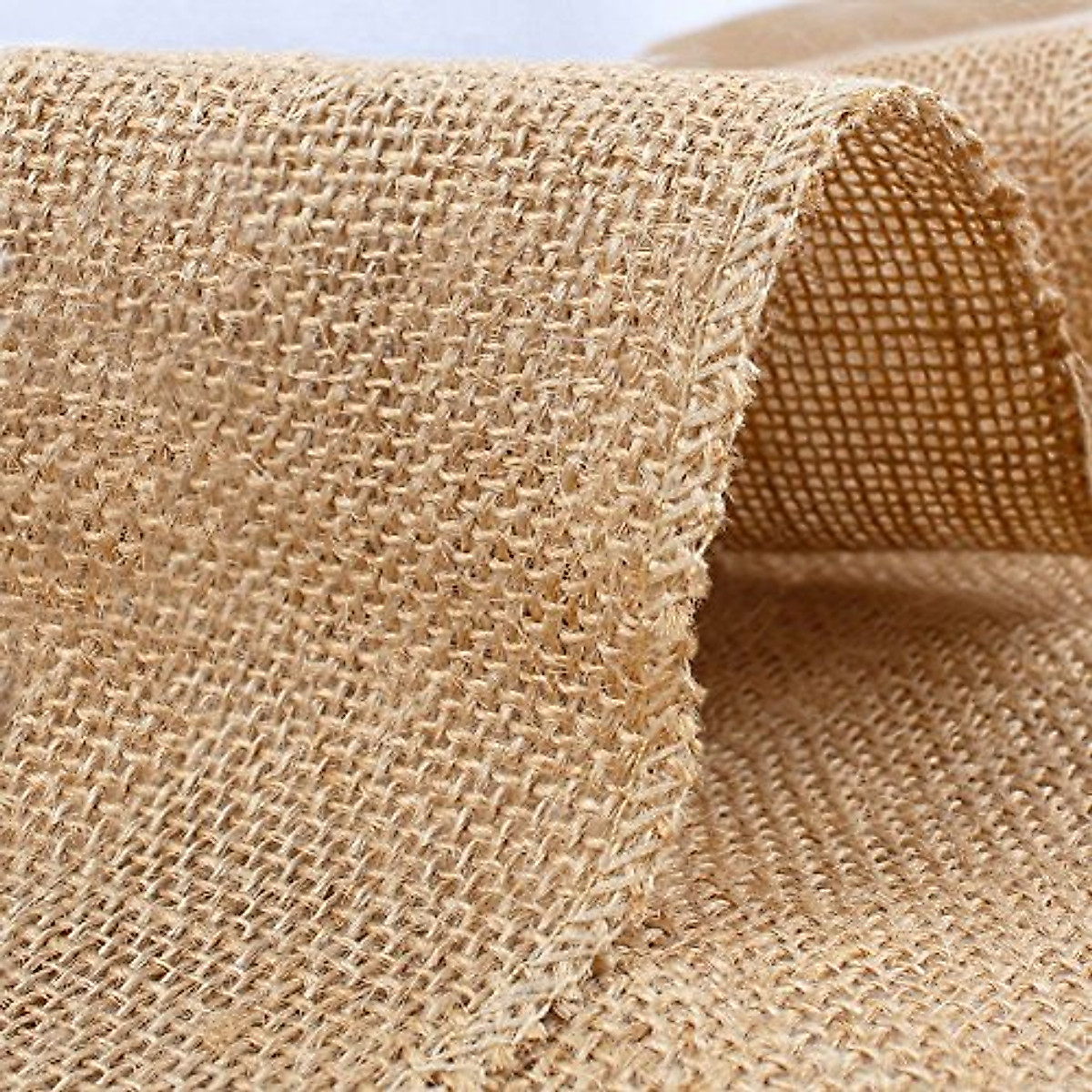 100% Natural Jute Rustic Burlap Table Runner - 12" Wide x 120" Long - Perfect for Rustic Theme Weddings, Events, Parties, BBQ's, Dining Table & Home Decor.